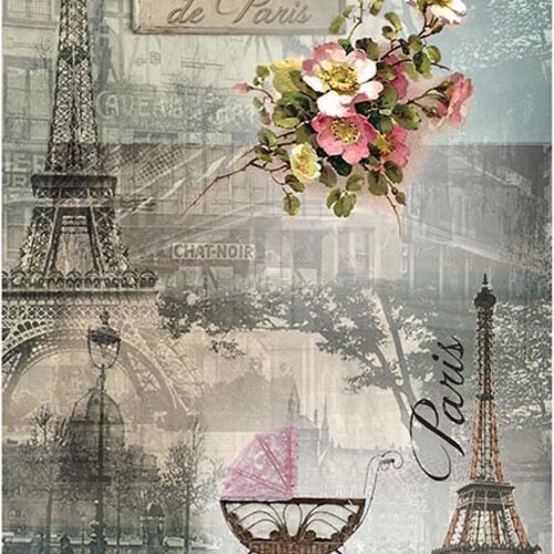 Rice Paper for Decoupage PARIS R0333 - Etsy