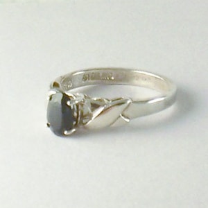 Vintage Sterling Silver Desert Rose Trading DTR Southwest Sapphire Ring ...