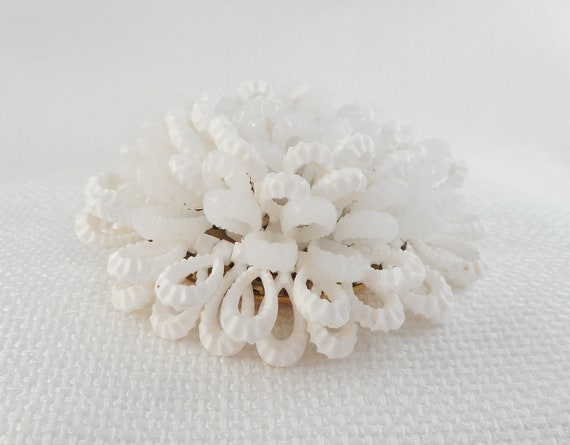 Vintage 1950's West Germany Celluloid Flower Brooch C… - Gem