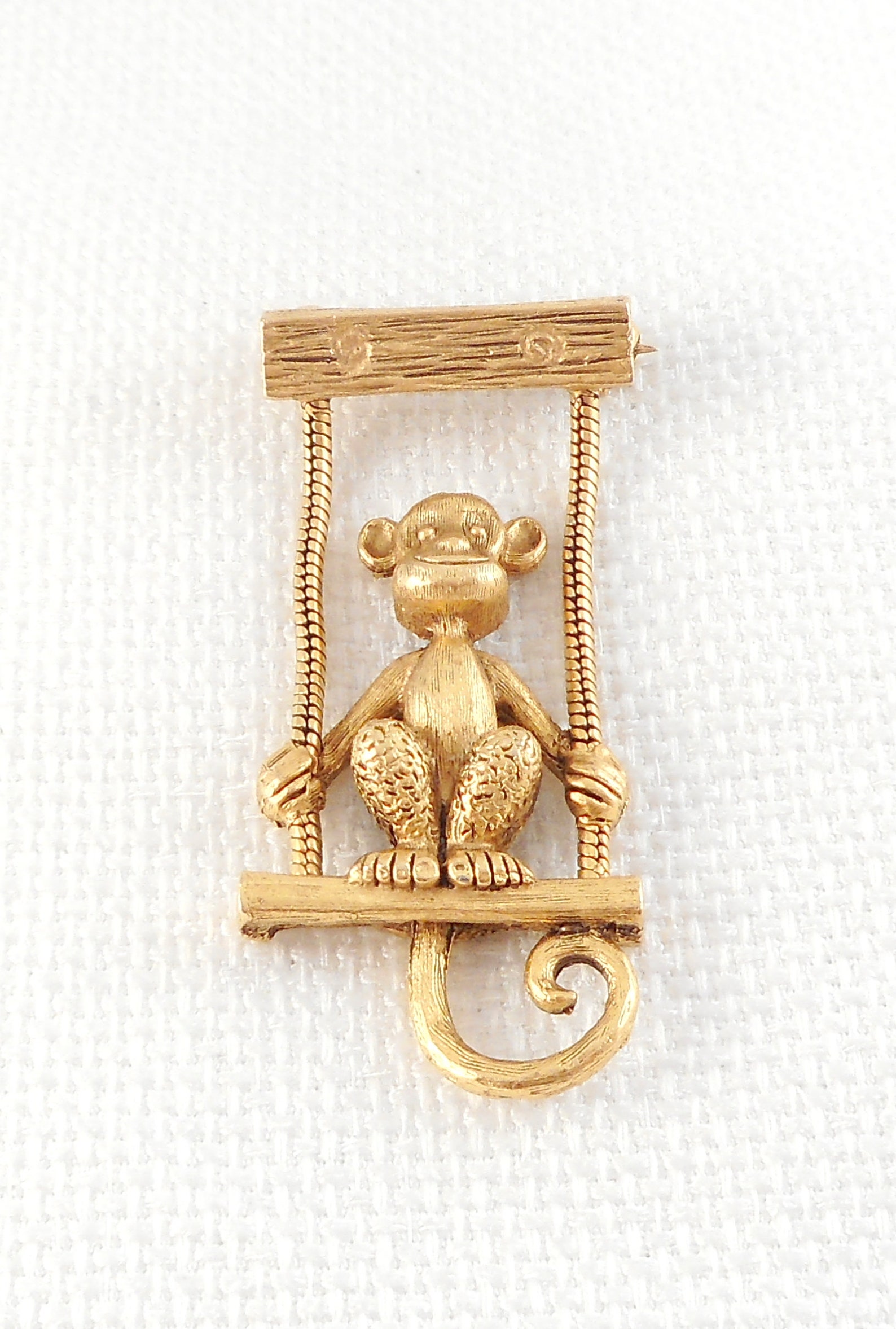 Vintage Danecraft Articulated Swinging Monkey Pin Articulated - Etsy