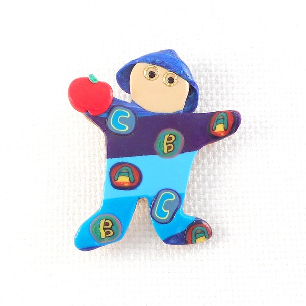 School Boy Pin - Etsy