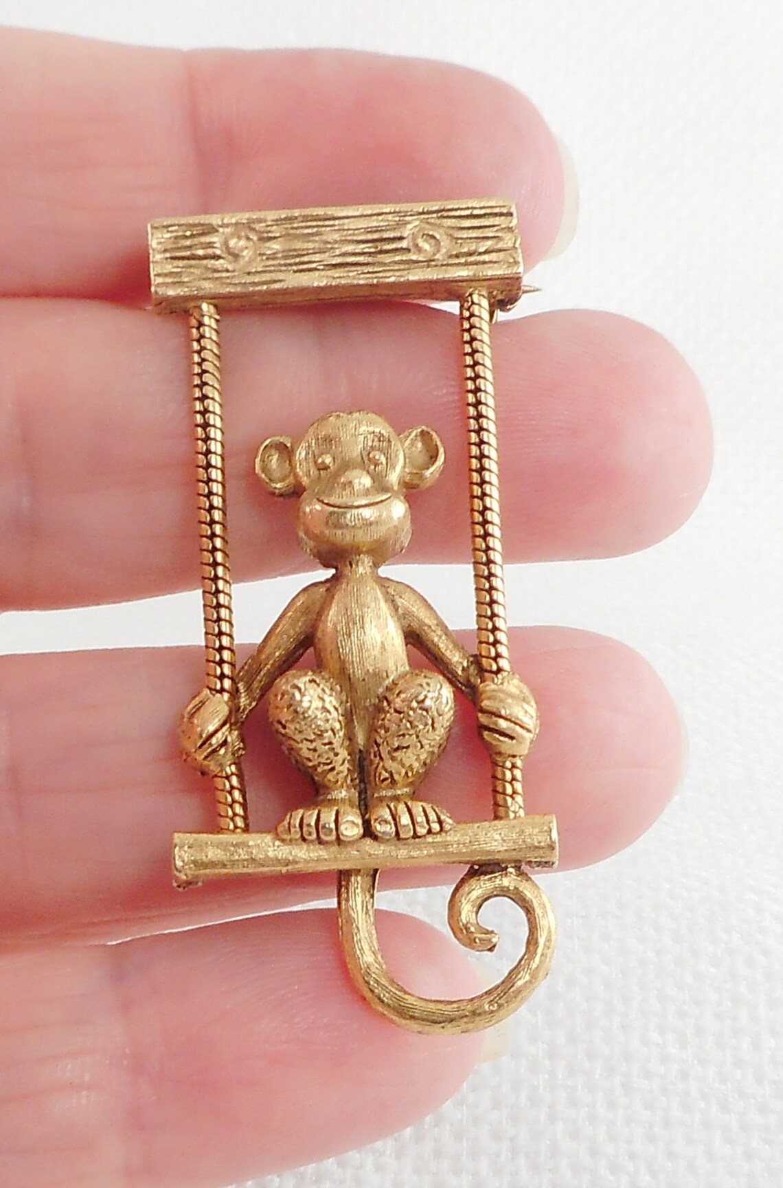 Vintage Danecraft Articulated Swinging Monkey Pin Articulated - Etsy
