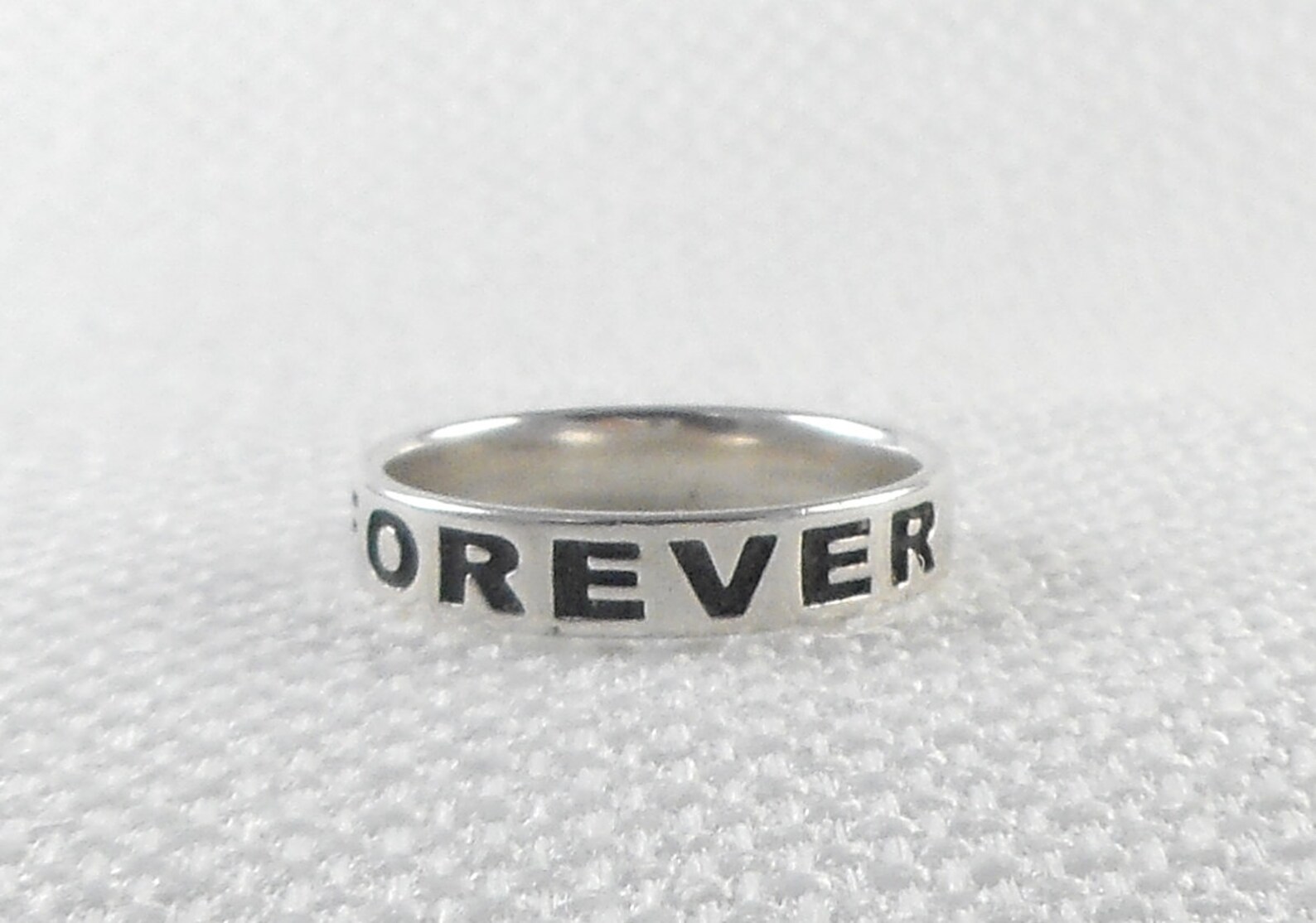 Vintage Sterling Silver FRIENDS FOREVER Band Ring Friendship - Etsy
