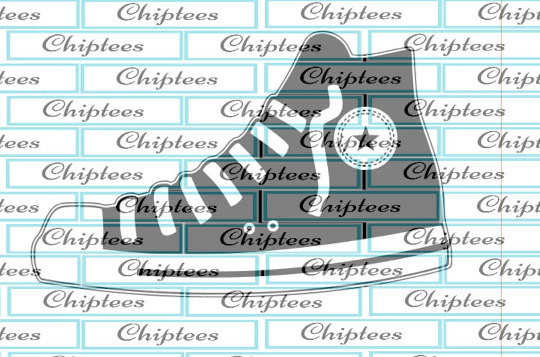 High Top SVG File - Etsy