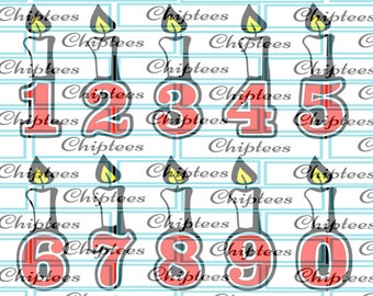 SVG Dripping Number Set - Etsy UK