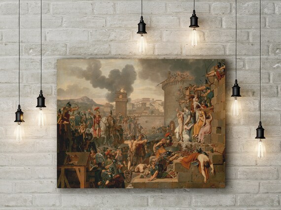 Canvas Art Print of Armand-charles Caraffe: Metellus Raising | Etsy