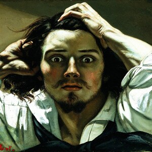 Gustave Courbet: the Desperate Man. Fine Art Print/poster (00458) - Etsy