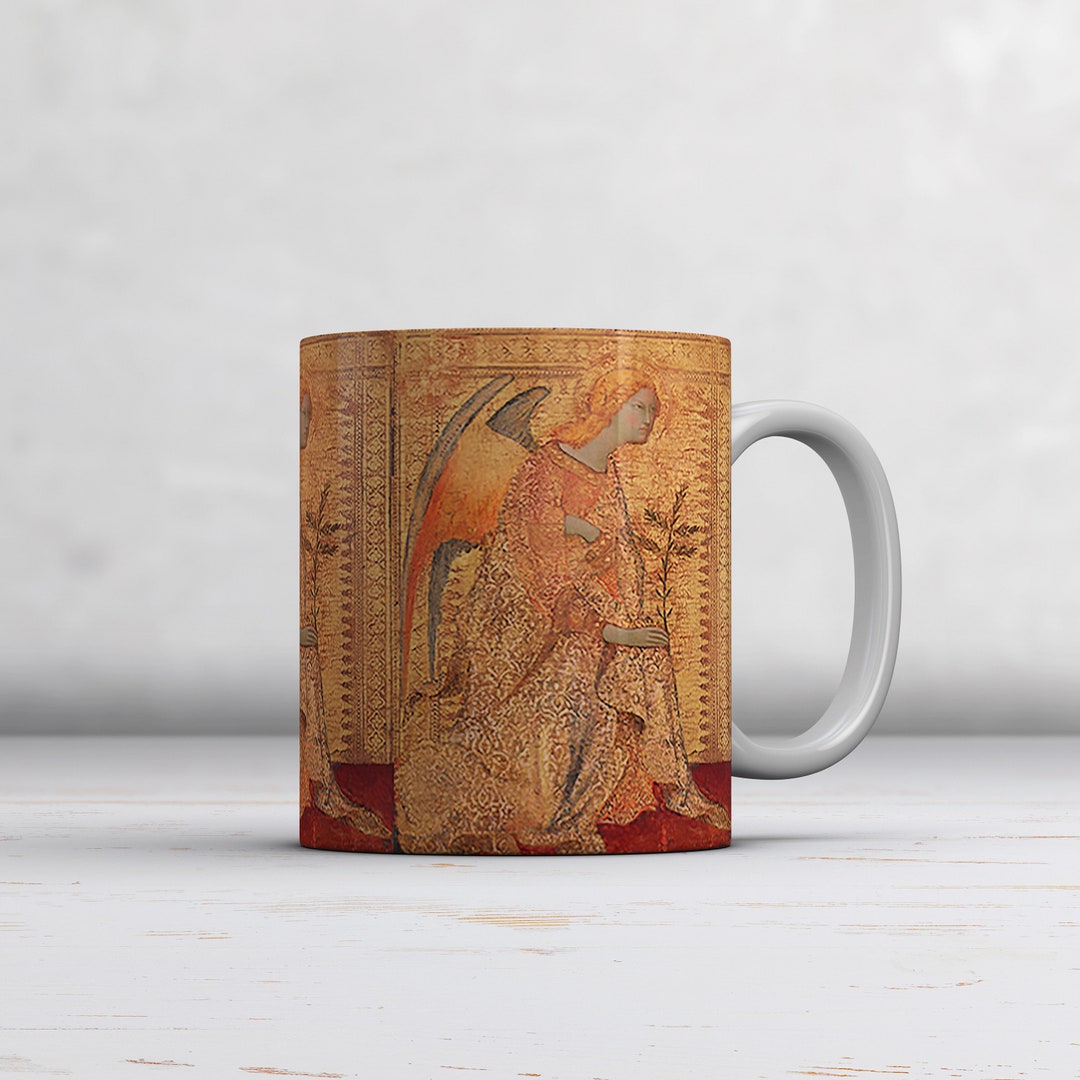 Simone Martini: the Angel of the Annunciation. Fine Art Mug/cup. Ideal ...
