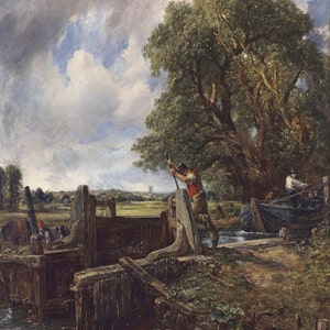 John Constable: the Lock. Fine Art Print/poster (00905) - Etsy