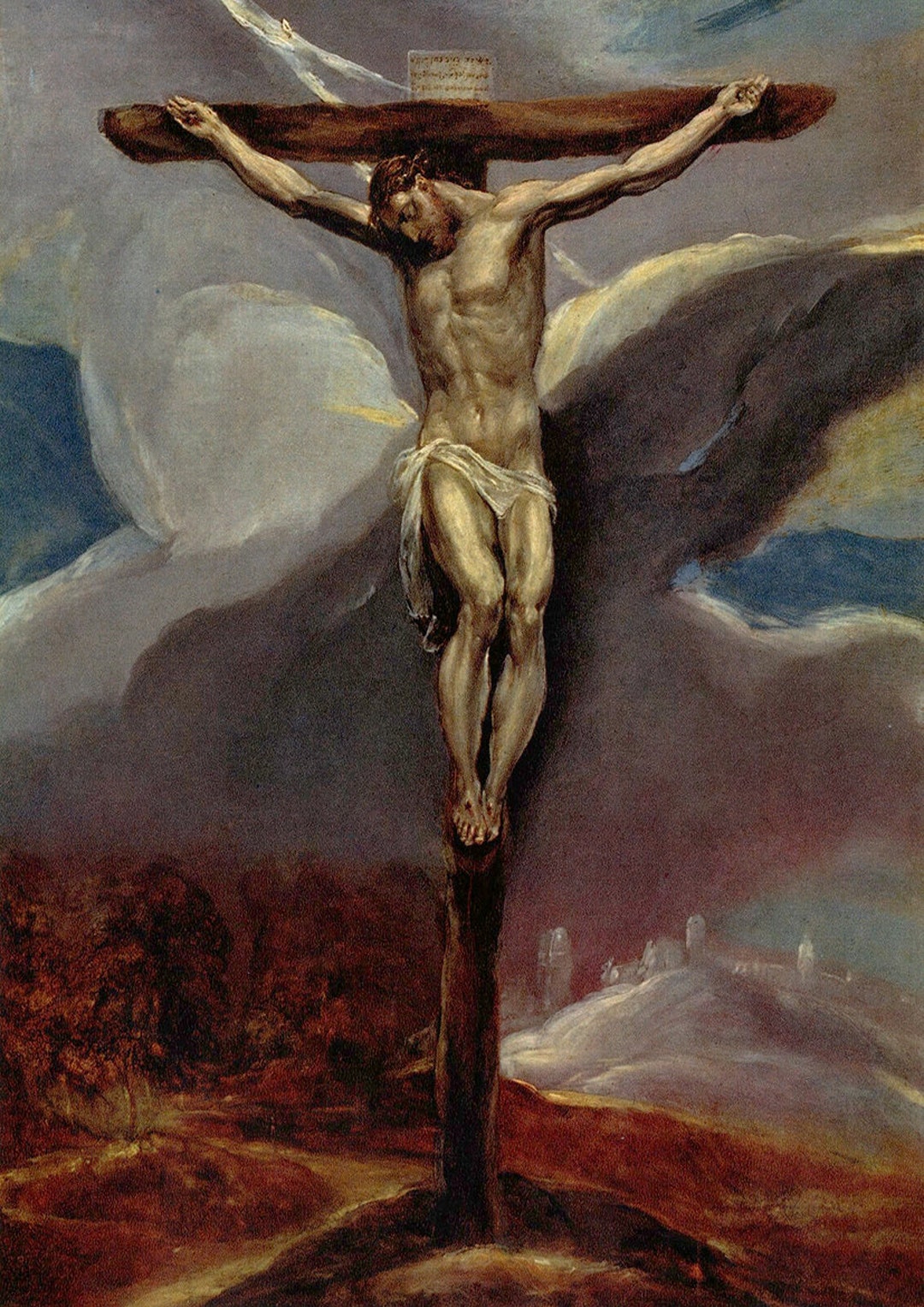 El Greco: Christ on the Cross. Fine Art Print/poster (00665) - Etsy