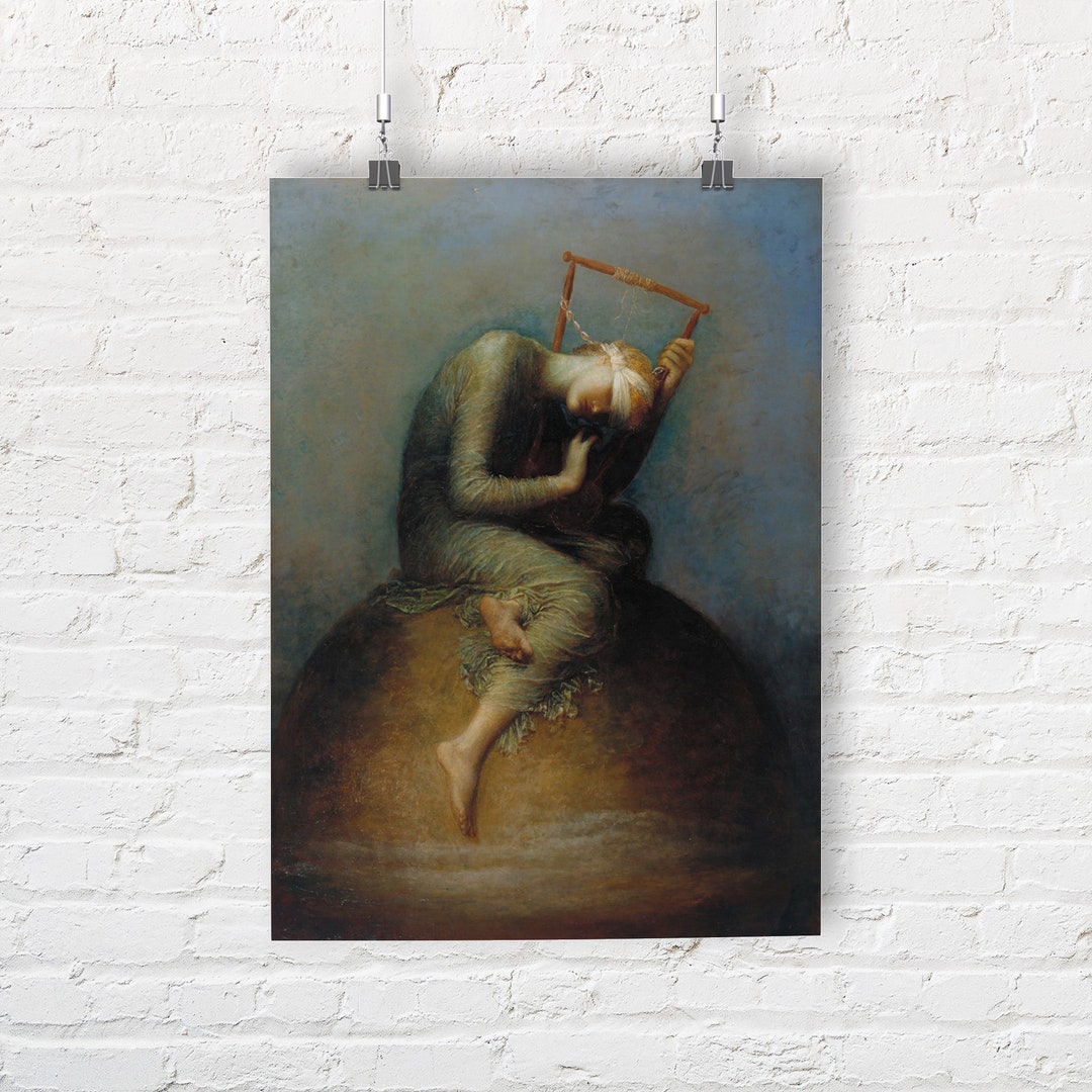 George Frederick Watts: Hope. Fine Art Print/poster. (001735) - Etsy