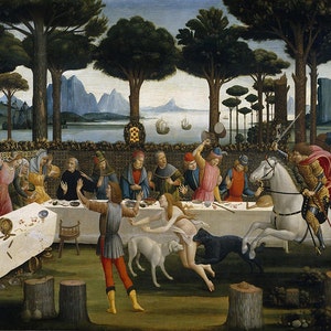 Sandro Botticelli: the Story of Nastagio Degli Onesti III. Fine Art ...