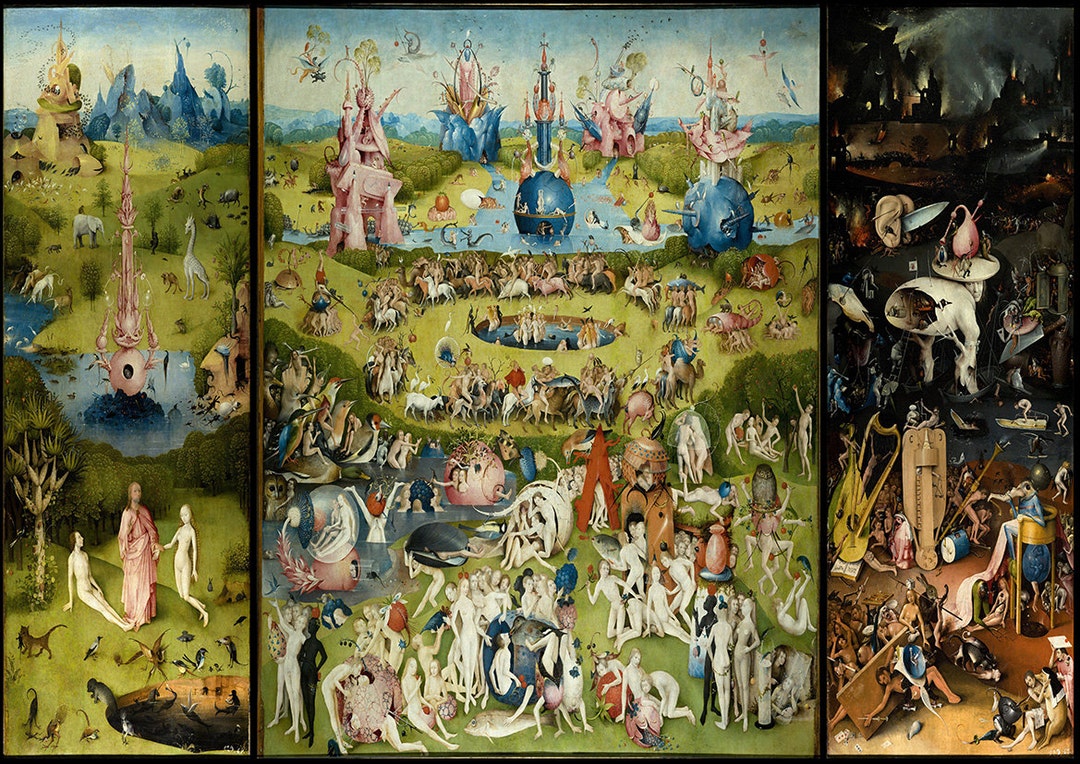 Hieronymus Bosch: the Garden of Earthly Delights. Fine Art Print/poster ...