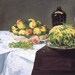 Edouard Manet: Still Life With Melon and Peaches. Fine Art Print/poster ...