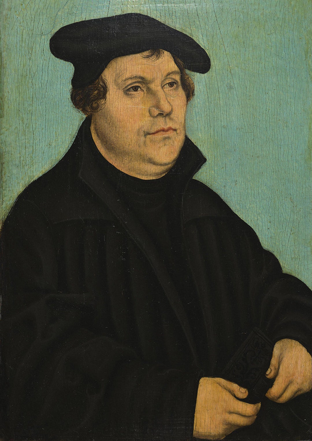 Lucas Cranach the Elder: Portrait of Martin Luther. Fine Art Print ...