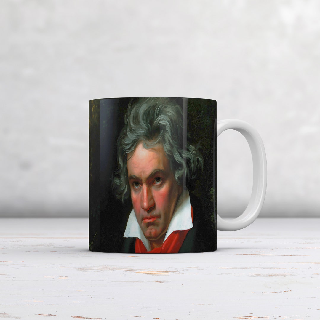 Ludwig Van Beethoven, Composer. Fine Art Mug/cup. Ideal Gift Coffee/tea ...