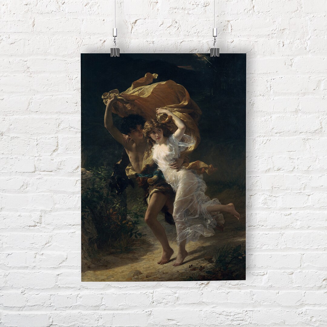The Storm by Pierre-auguste Cot. Fine Art Print/poster - Etsy