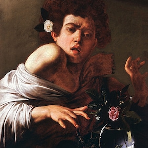 Caravaggio: Boy Bitten by a Lizard. Fine Art Print/poster. (002061) - Etsy