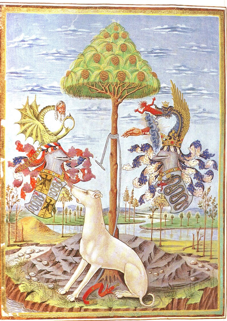 Allegory of the Sforza Family's Coat of Arms. Fine Art | Etsy