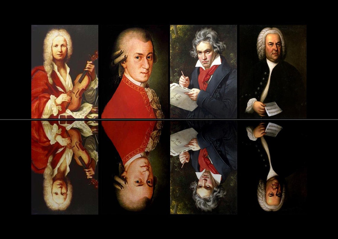 The Composers: Ludwig Van Beethoven/wolfgang Amadeus Mozart/johann ...
