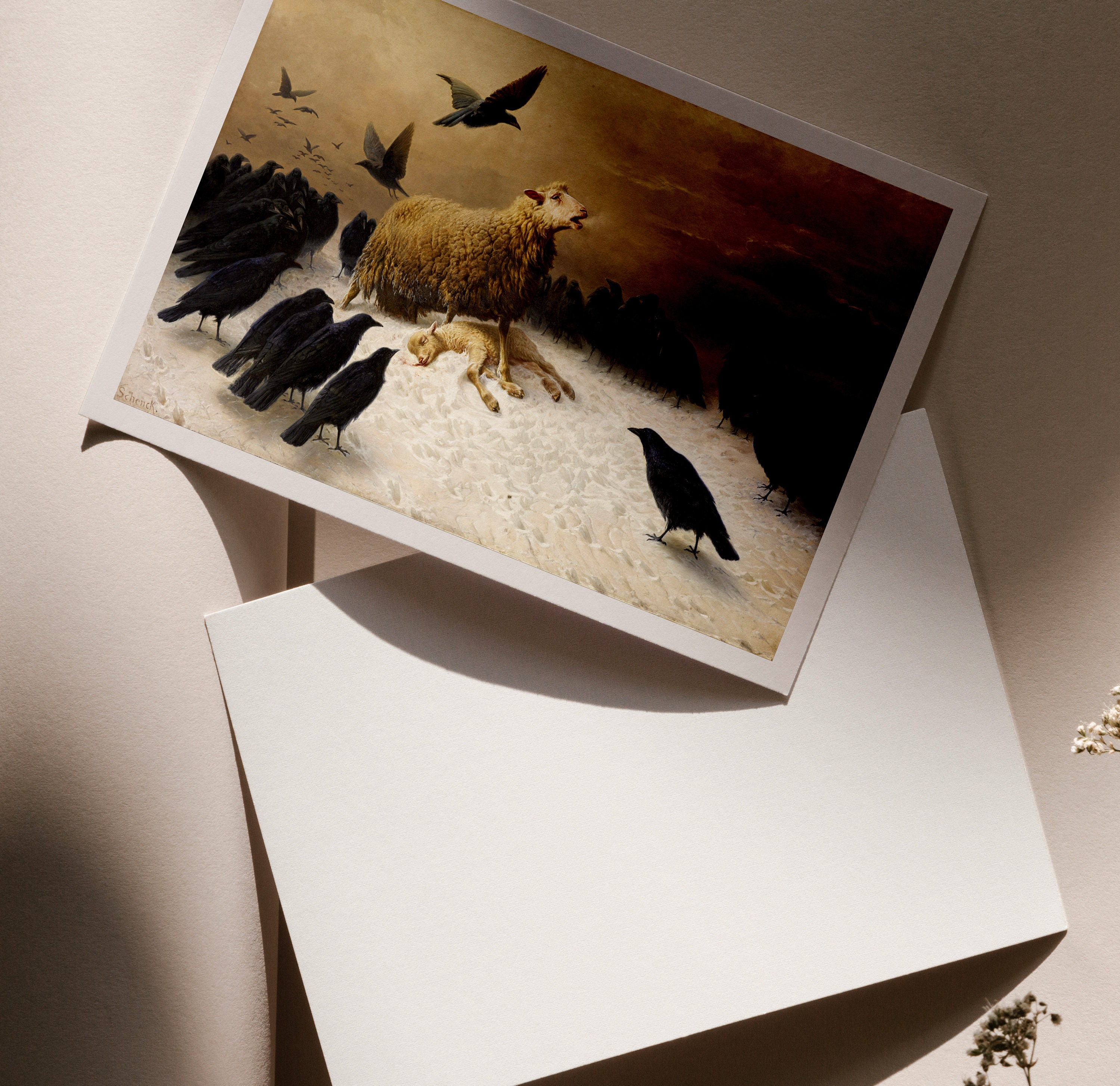 Premium Giclée Print of August Friedrich Schenck: Anguish. | Etsy