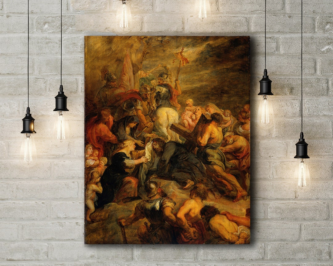 Canvas Art Print of Peter Paul Rubens: Christ Carrying the Cross - Etsy