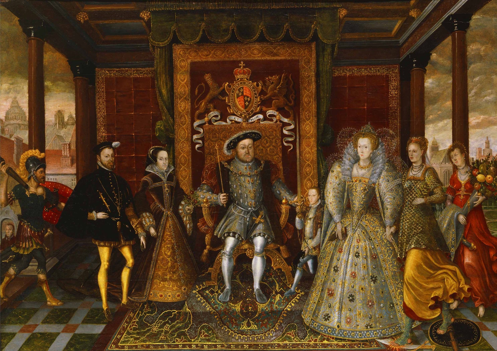 An Allegory of the Tudor Succession: the Family of King Henry VIII ...