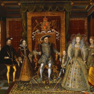 An Allegory of the Tudor Succession: the Family of King Henry VIII ...