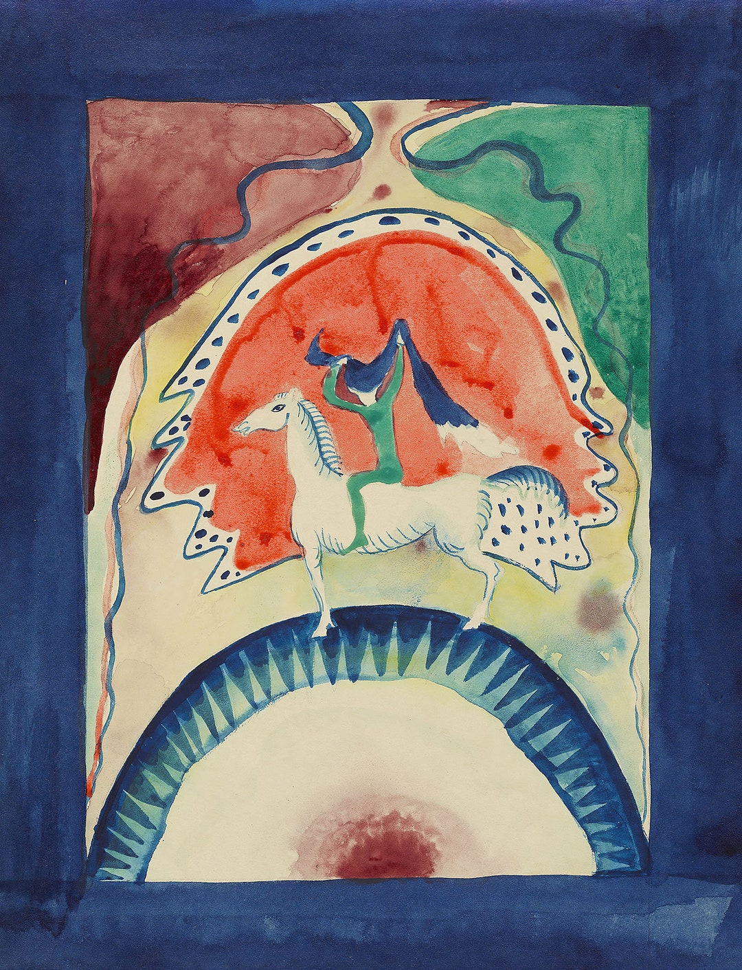 Wassily Kandinsky: the Blue Rider (1911). Abstract Fine Art Print ...