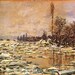 Claude Monet: Drift Ice at Vetheuil. Fine Art Print/poster (00754) - Etsy