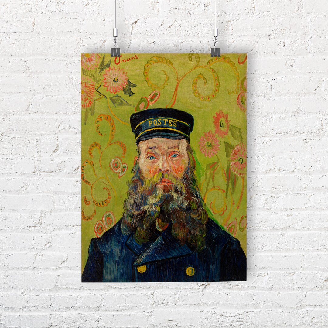 The Postman (joseph Roulin) By vincent Van Gogh. Fine Art Print/poster ...