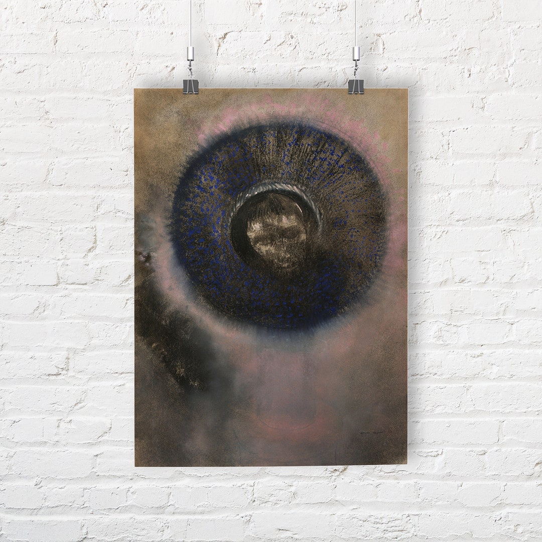 Head Within an Aureole By odilon Redon. Fine Art Print/poster - Etsy