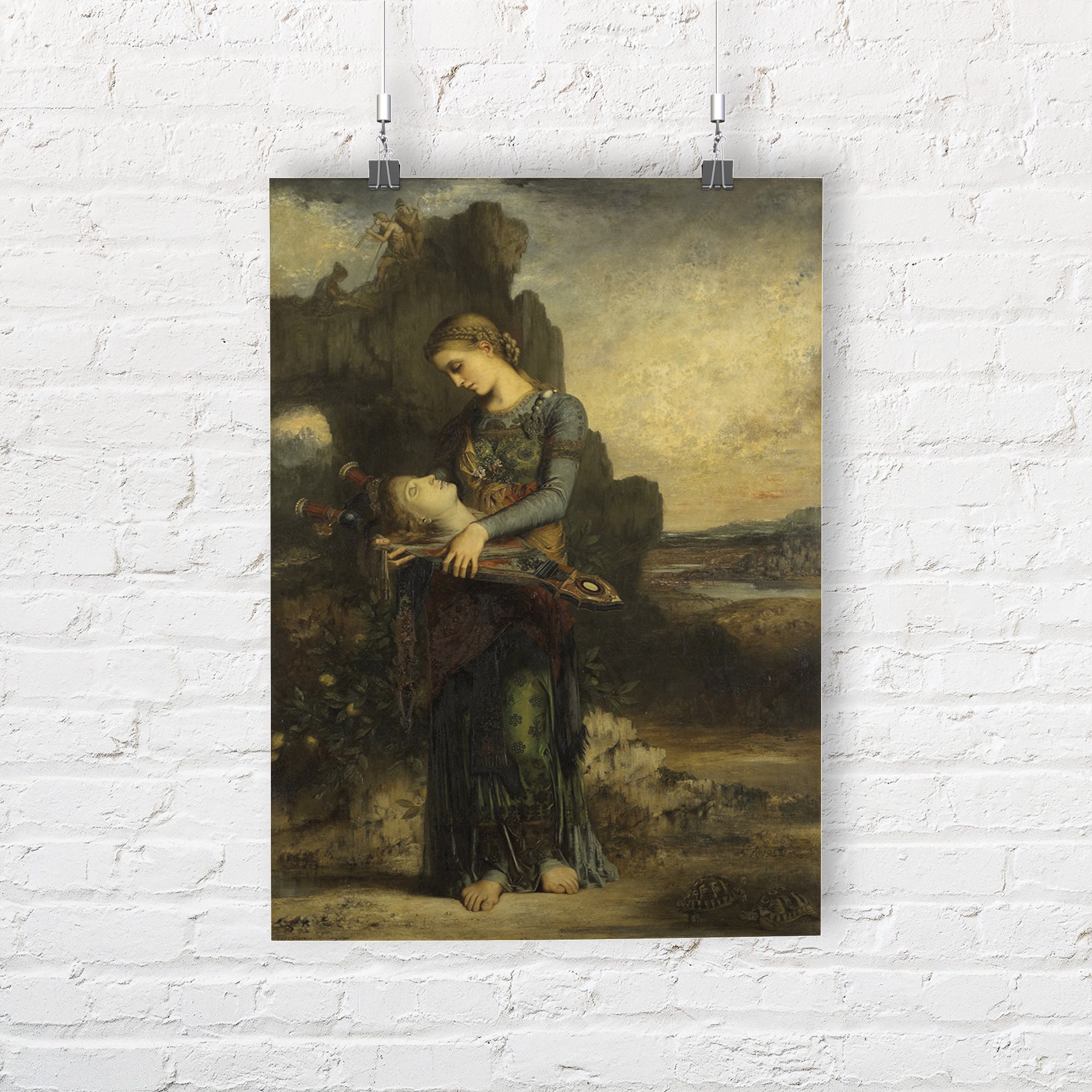 Premium Canvas Art Print of Gustave Moreau: Orpheus Orphée | Etsy