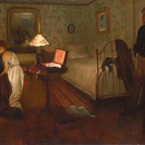 Edgar Degas: Interior. Fine Art Print/poster. (003750) - Etsy