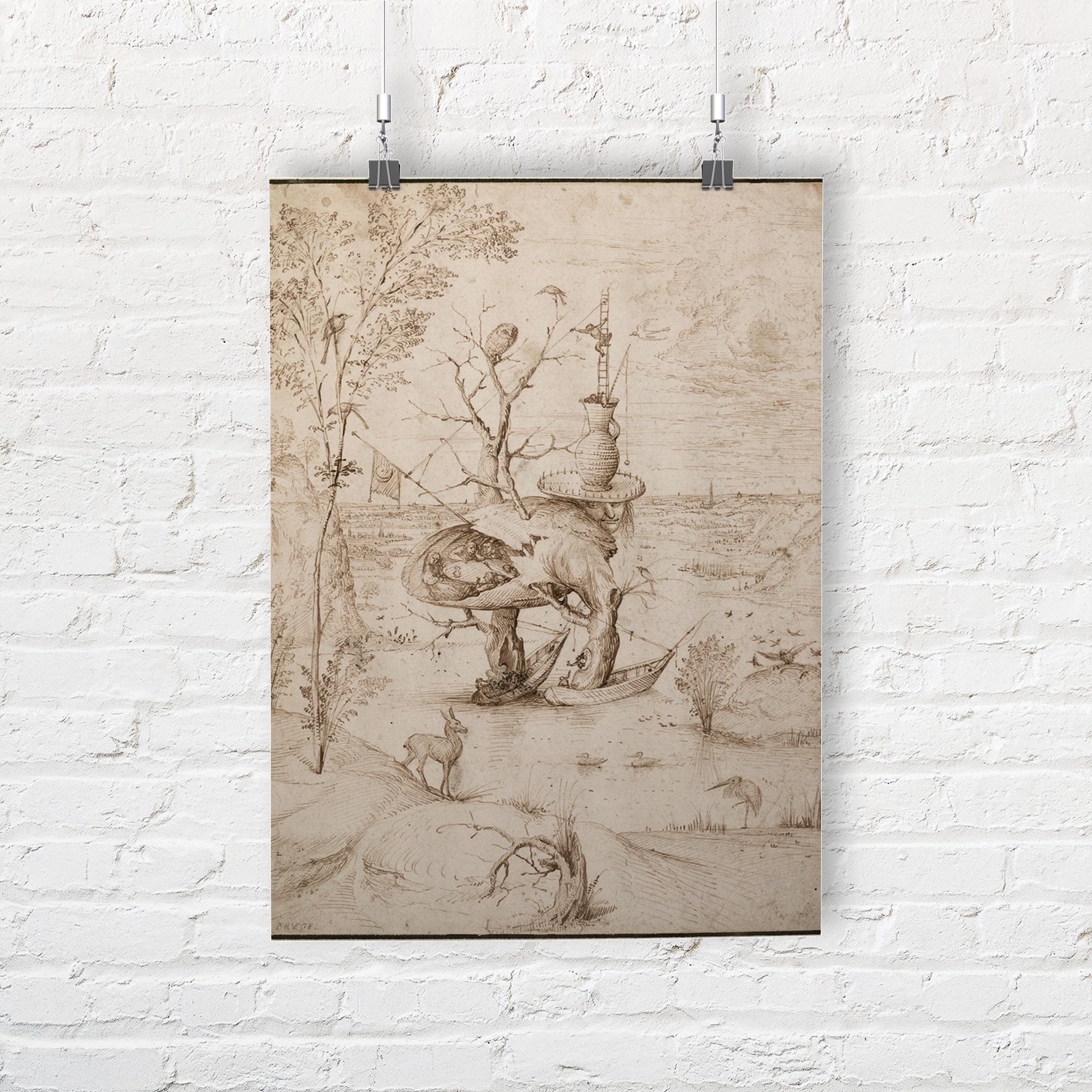Hieronymus Bosch: The Tree-Man. Fine Art Print/Poster | Etsy