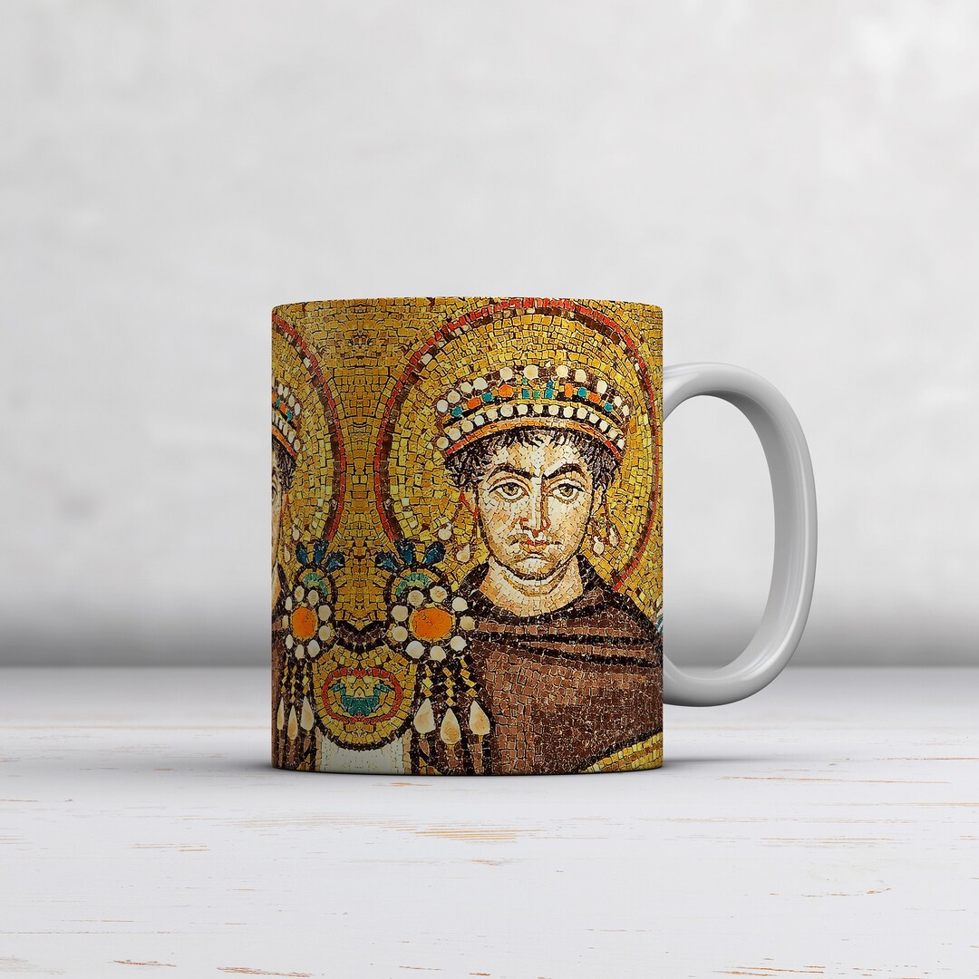 Justinian I the Great Byzantine Empire. Fine Art Mug/cup. Ideal Gift ...