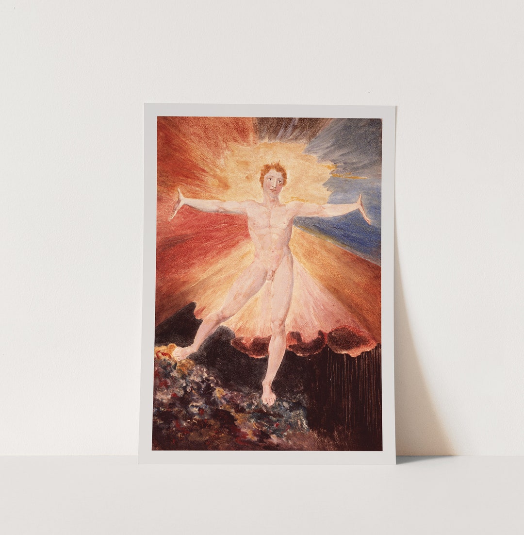 Premium Giclée Print of William Blake: Glad Day or the Dance of Albion ...
