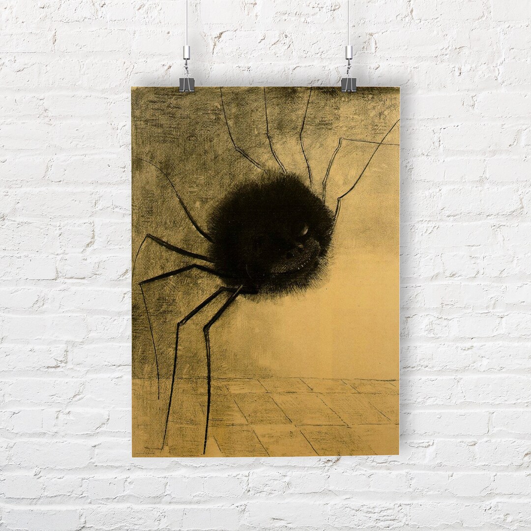 Odilon Redon: the Smiling Spider. Fine Art Print/poster - Etsy