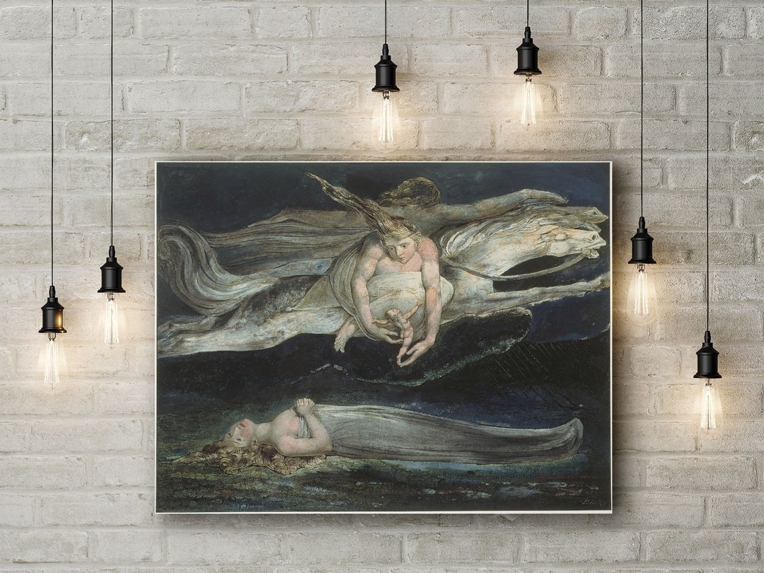 Premium Canvas Art Print of William Blake: Pity - Etsy Australia