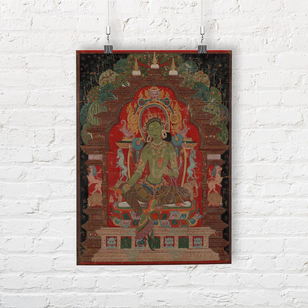 Green Tara. Fine Art Print/poster - Etsy