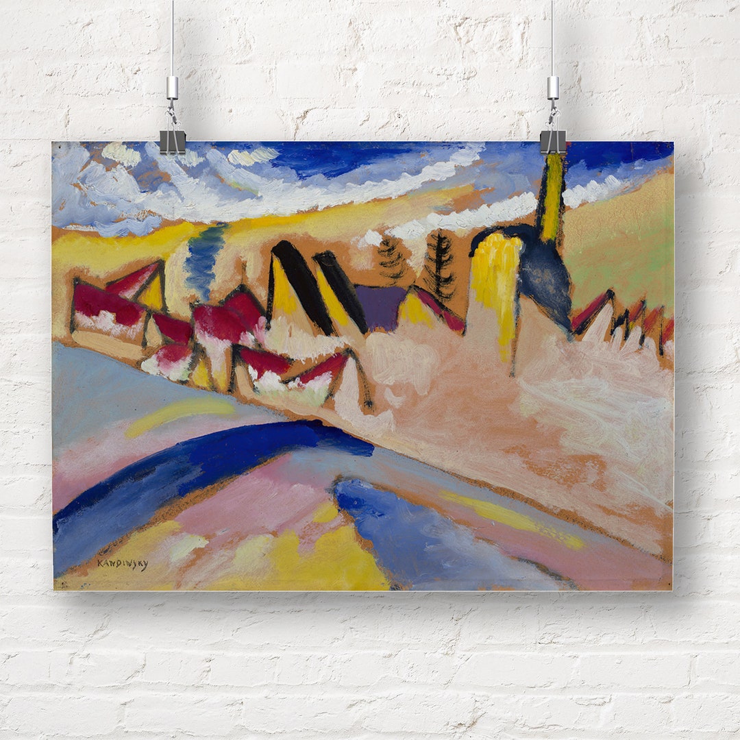 Wassily Kandinsky: Winter No. II (1911). Abstract Fine Art Print/poster ...