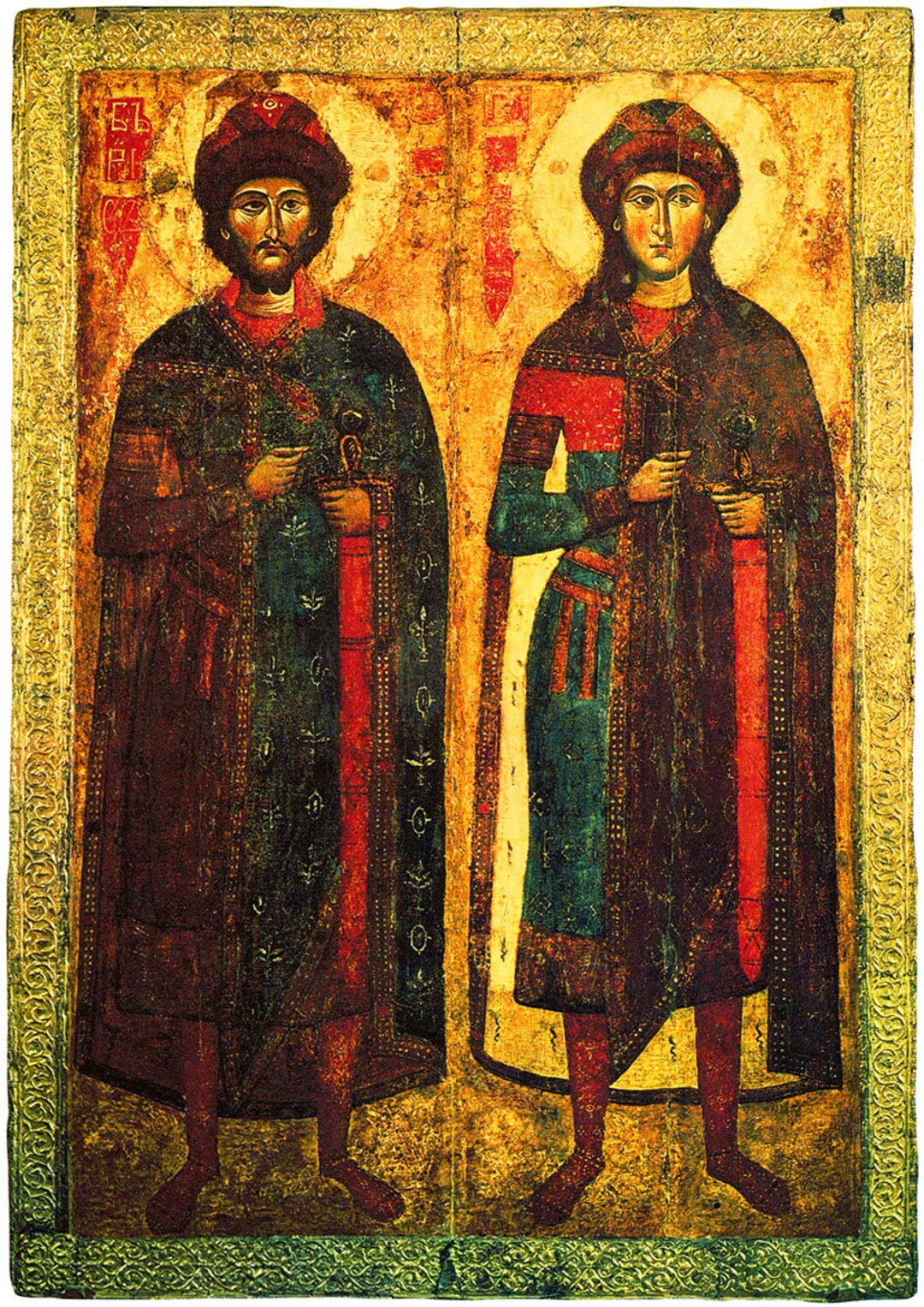 Saints Boris and Gleb (14th Century Russian). Fine Art Print/poster - Etsy