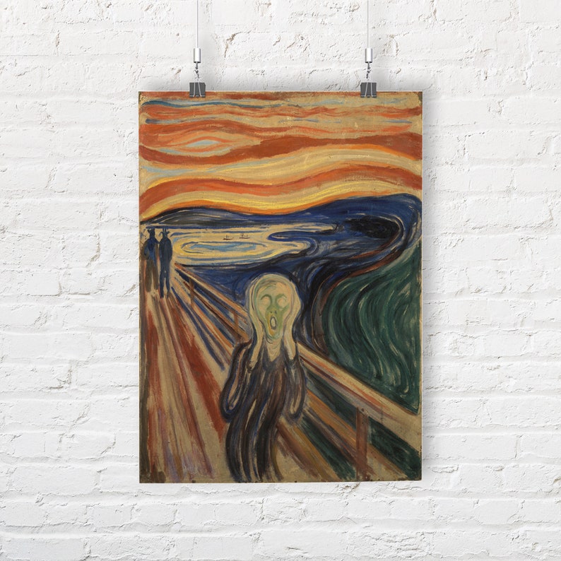 Edvard Munch: the Scream. Fine Art Print/poster 0080 - Etsy