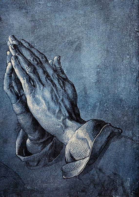 Albrecht Durer: Hands of an Apostle. Fine Art Print/poster. | Etsy