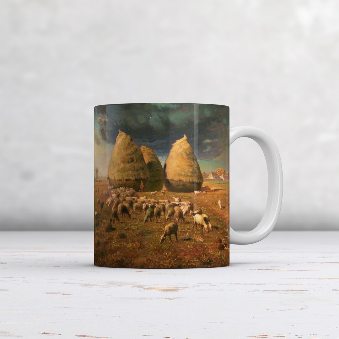 Jean-francois Millet: Haystacks Autumn. Fine Art Mug/cup. - Etsy
