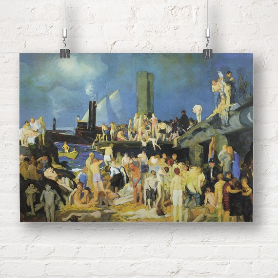 Riverfront No. 1 by George Bellows. Fine Art Print/poster - Etsy