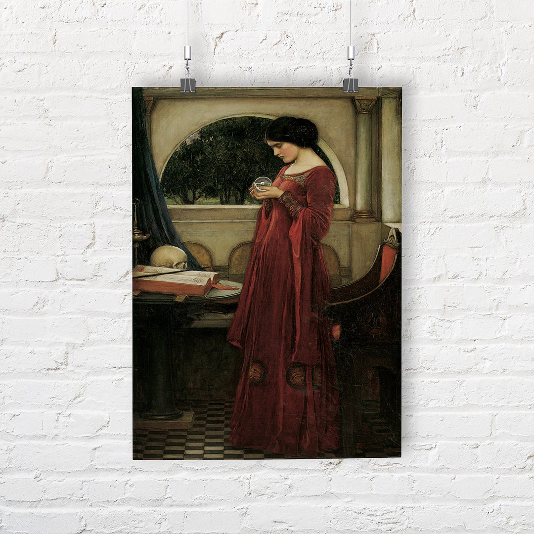 John William Waterhouse: the Crystal Ball. Fine Art Print/poster (00847 ...