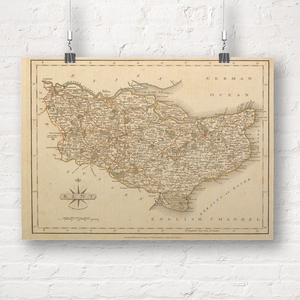 Kent Poster - Etsy UK