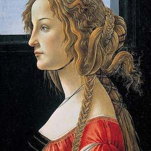 Sandro Botticelli: Portrait of a Young Woman. Fine Art Print/poster ...