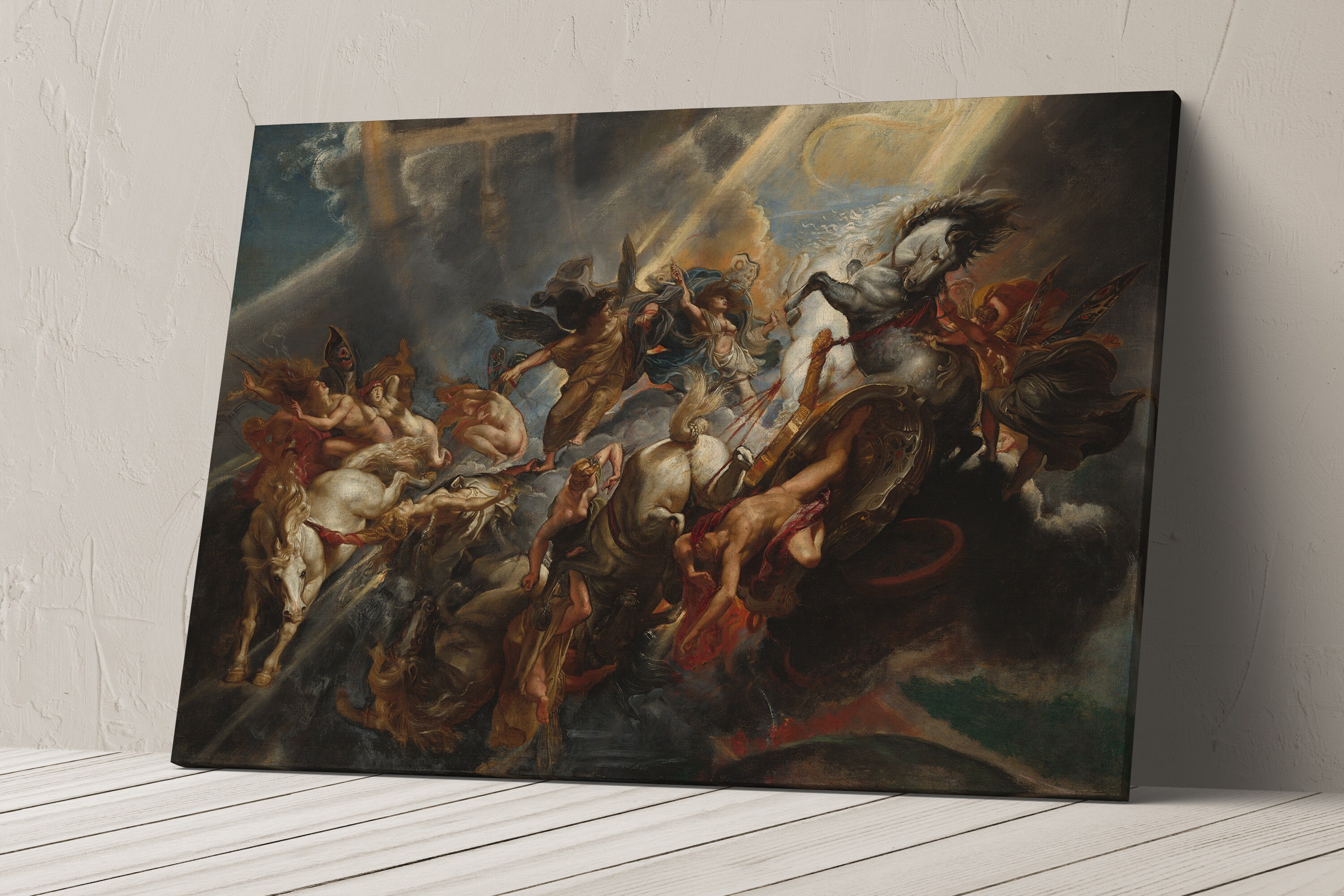 Canvas Art Print of Peter Paul Rubens: The Fall of Phaeton. | Etsy